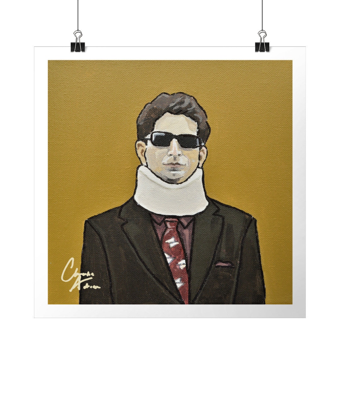 The Sopranos, Christopher Art Print Break A Neck - Etsy