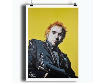 Johnny Rotten Art Print - Etsy