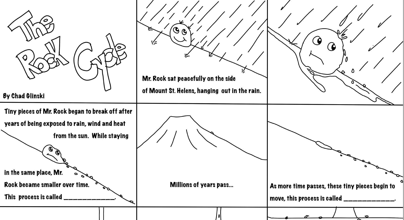 The Rock Cycle Comic - Study/review Guide - Etsy