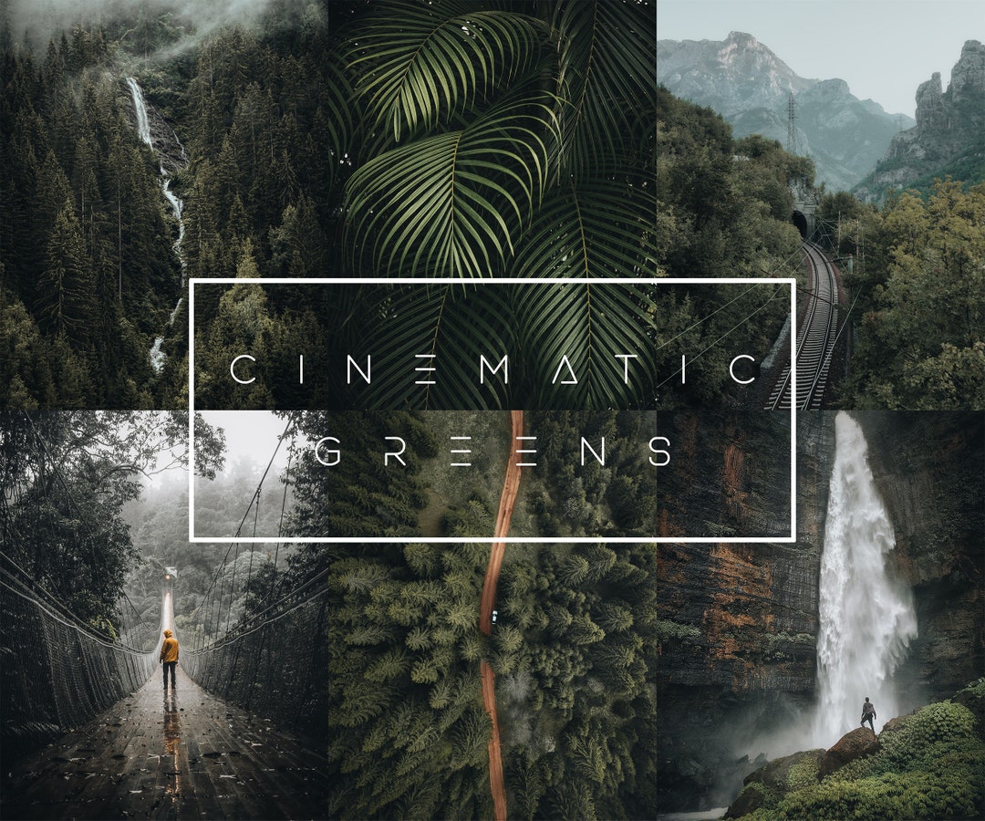 Cinematic Greens Lightroom Presets: Mobile & Desktop (10 Filters) - Etsy