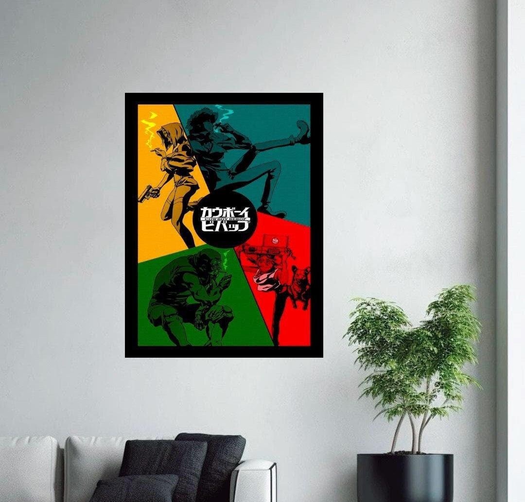 Cowboy Bebop Canvas Poster, See You Space Cowboy Poster, 1998 Cowboy ...
