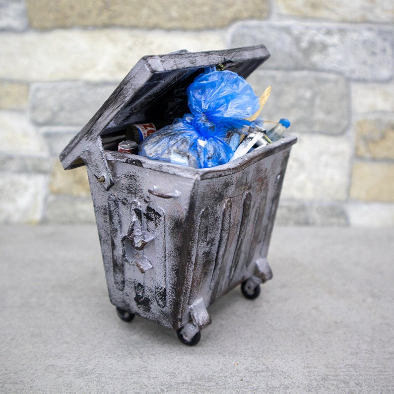 Miniature Trash Can - Etsy