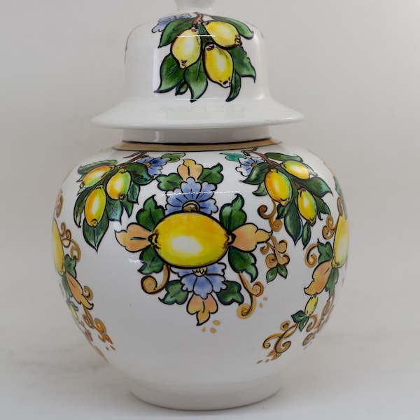 Ceramic Lemon Tree With Flowers - Etsy