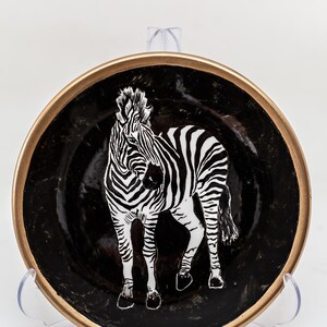 Stoneware Dinnerware Set With Elephant,giraffe and Zebra Pattern| Red ...