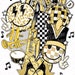Retro Marching Band Collage - DTF Ready to Press or Sublimation ...