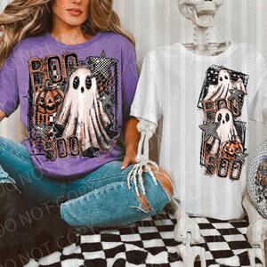 Boo Boo Checkered | DTF or Sublimation Transfer | Ready to Press Heat ...