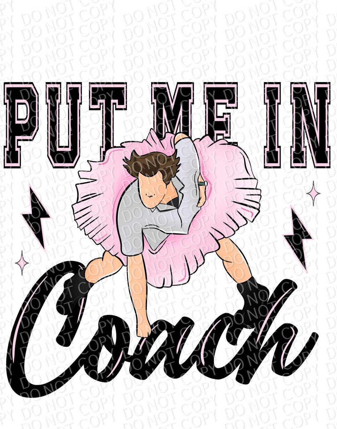 Put Me in Coach | DTF Ready to Press or Sublimation Transfer - Etsy