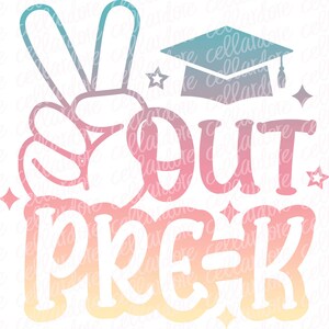Peace Out Pre-k | DTF Ready to Press or Sublimation Transfer - Etsy