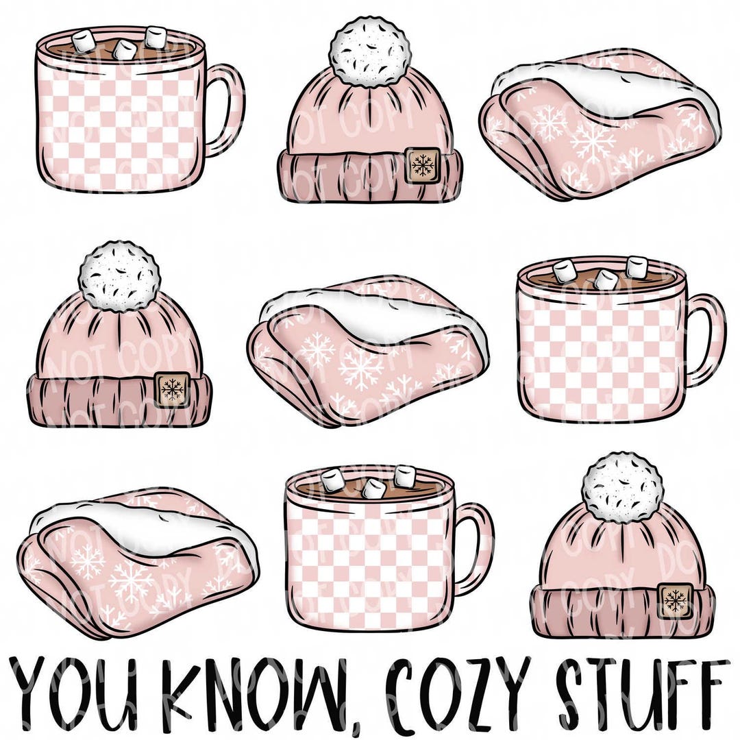 Cozy Stuff | DTF Ready to Press or Sublimation Transfer - Etsy