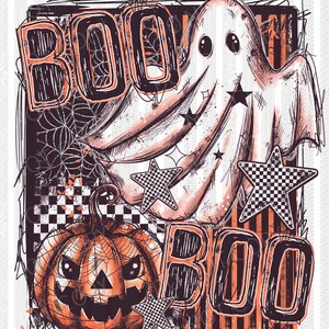Boo Boo Checkered | DTF or Sublimation Transfer | Ready to Press Heat ...