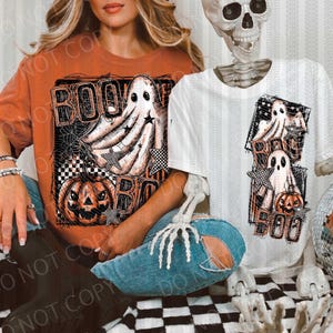 Boo Boo Checkered | DTF or Sublimation Transfer | Ready to Press Heat ...