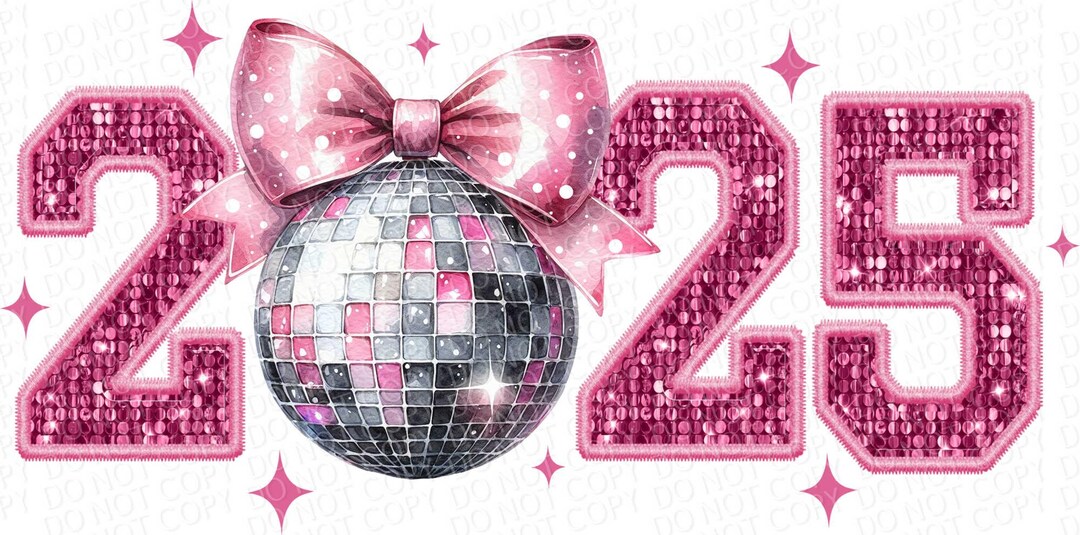 Faux Embroidered 2025 Patch DTF Ready to Press or Sublimation Transfer ...