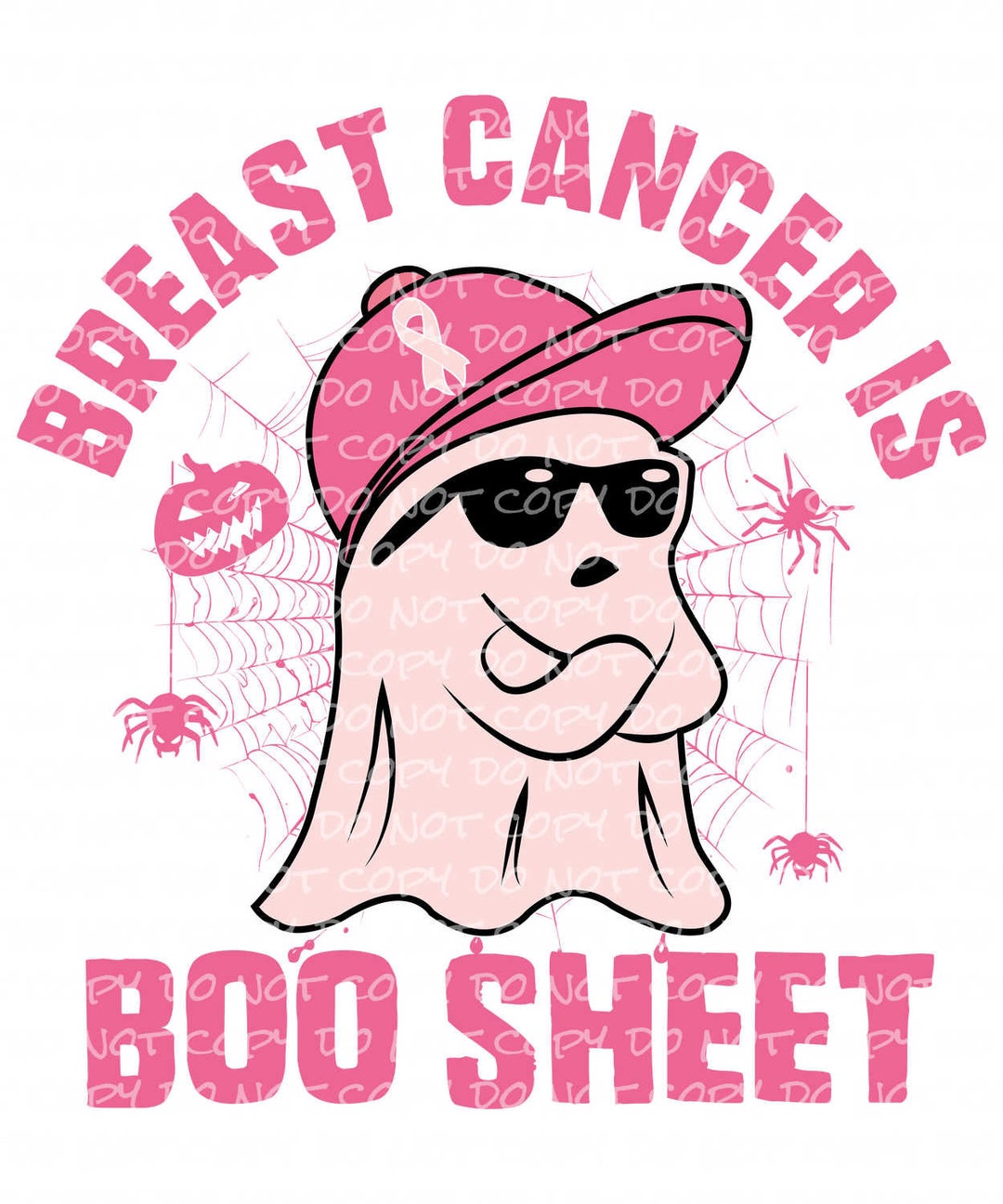 Breast Cancer is Boo Sheet 2 DTF Ready to Press or Sublimation Transfer ...