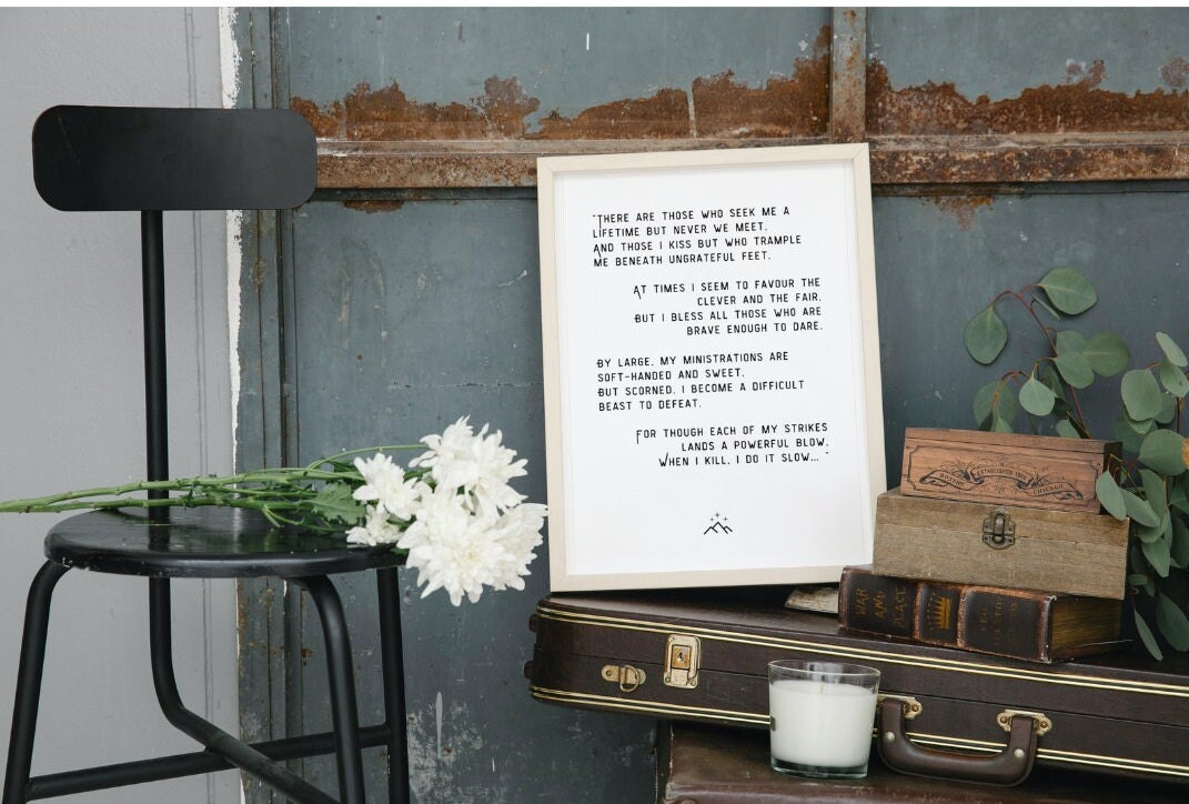 ACOTAR Quote Print Amaranthas Riddle Digital Download - Etsy