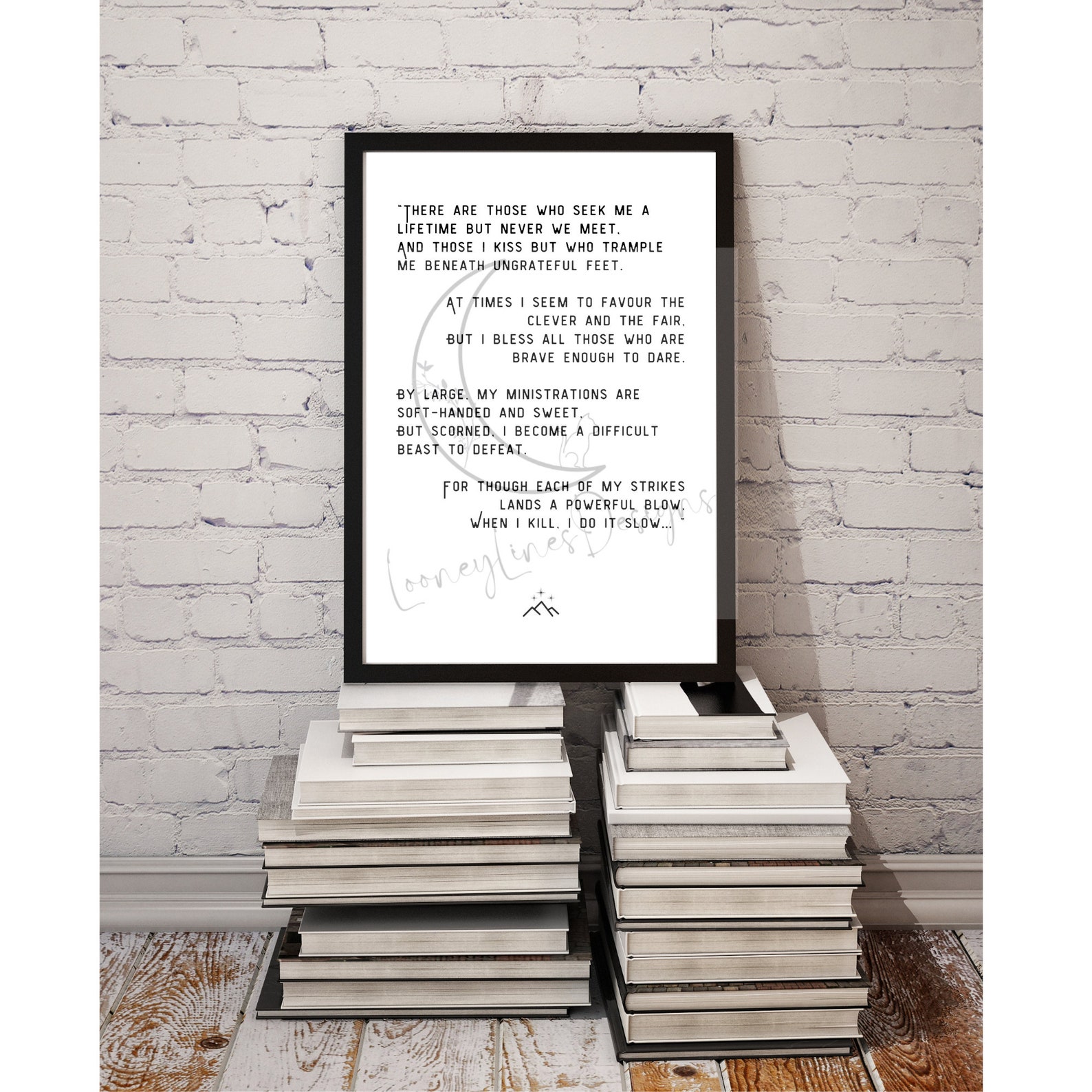 ACOTAR Quote Print Amaranthas Riddle Digital Download - Etsy