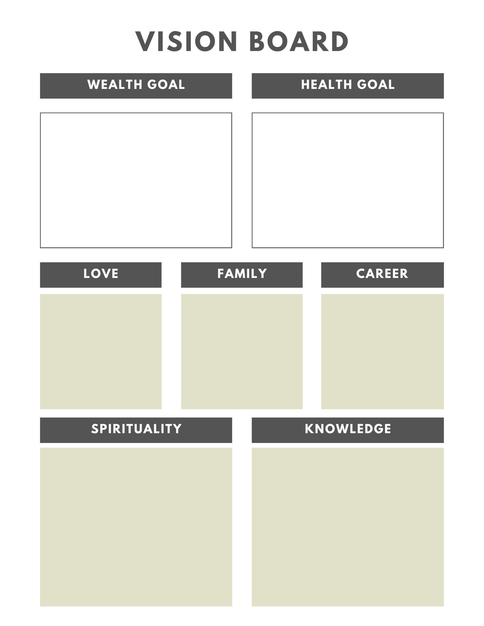 Vision Board, Red Vision Board - Etsy