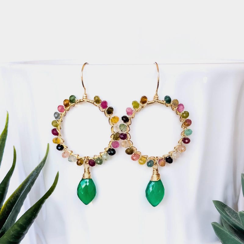 Wire Wrapped Hoops - Etsy