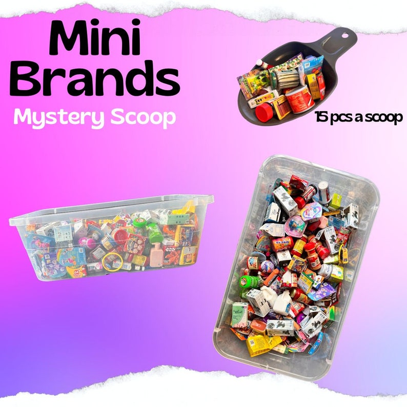 Mini Brands Mystery Scoop toy MB S1 S2 S3 - Etsy