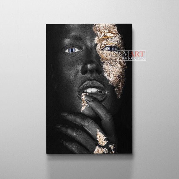 FASHION MODEL CANVAS Fashion Wall Art Glamour Girl Art | Etsy