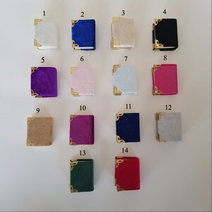 Luxury Custom Mini Quran Favor, Arabic Quran, Nikkah Islamic, Wedding ...