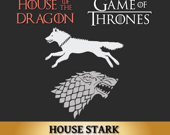 House Stark Vinyl Decal - Etsy