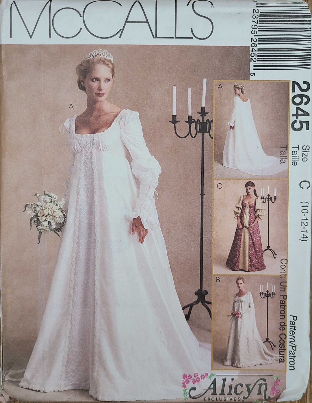Mccall's Sewing Pattern 2645 Misses' Bridal Gowns - Etsy