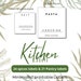 Printable Kitchen Labels, Modern Minimalist Labels & Stickers, Pantry ...