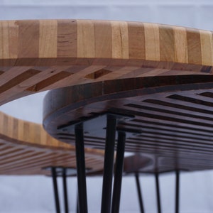 Reclaimed Wood Yin Yang Table - Etsy