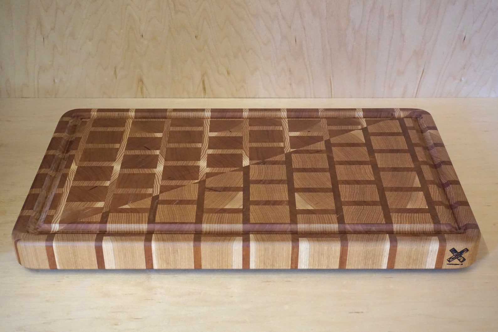 Split-brick End Grain Cutting Board - Etsy