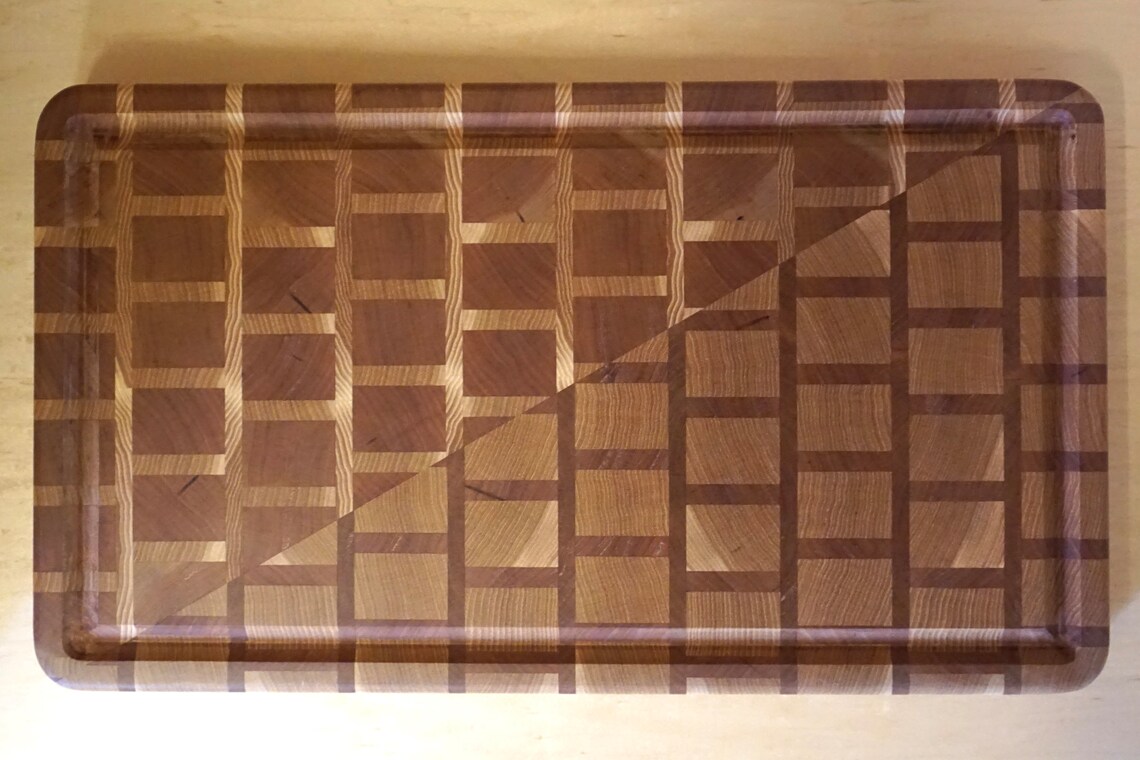 Split-brick End Grain Cutting Board - Etsy