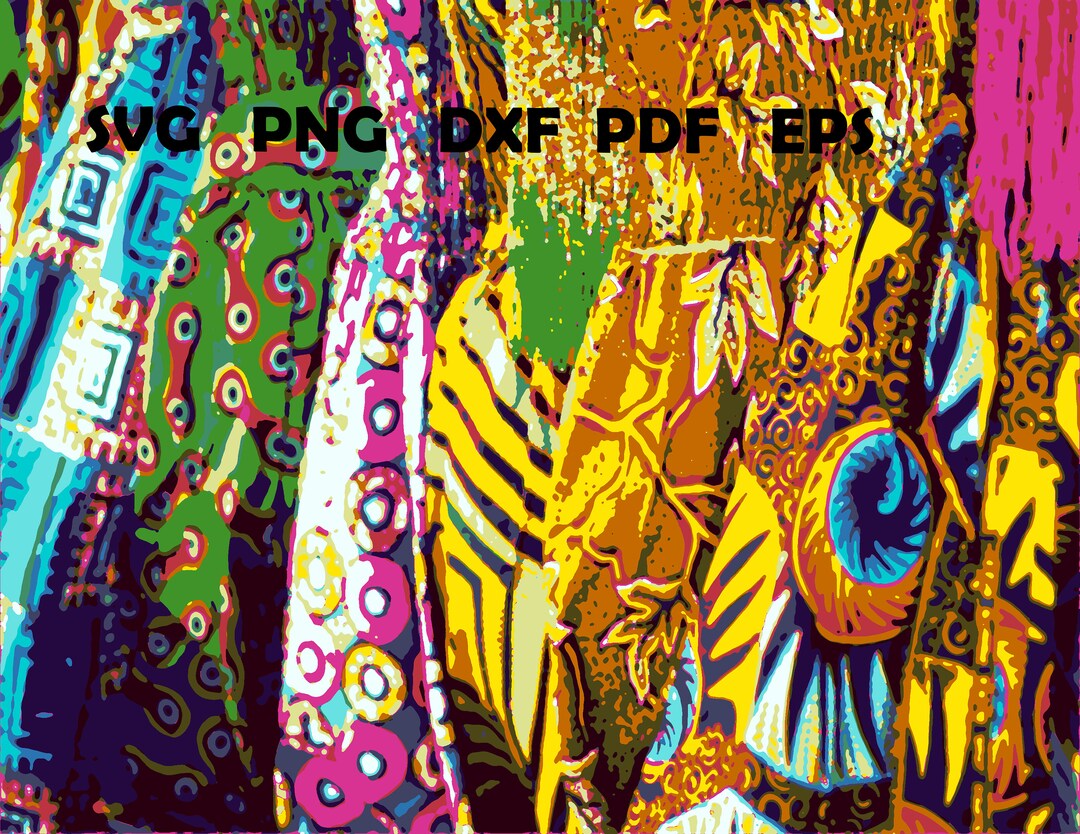 African Dresses Color by Numbers, Culture Series (digital Download) - Etsy