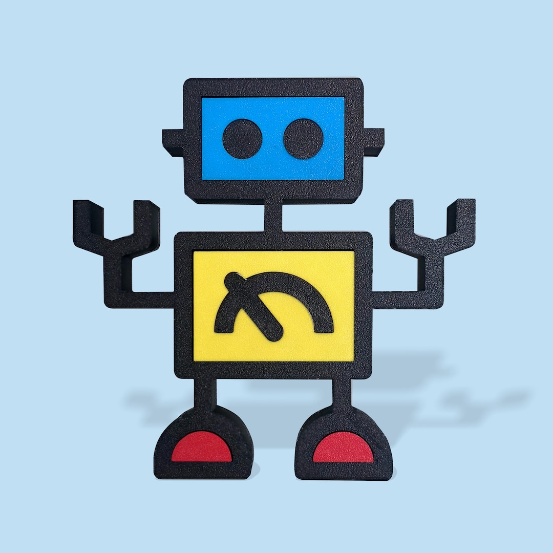 Charming Minimalist Robot Sculpture for Home & Office Decor – Modern ...