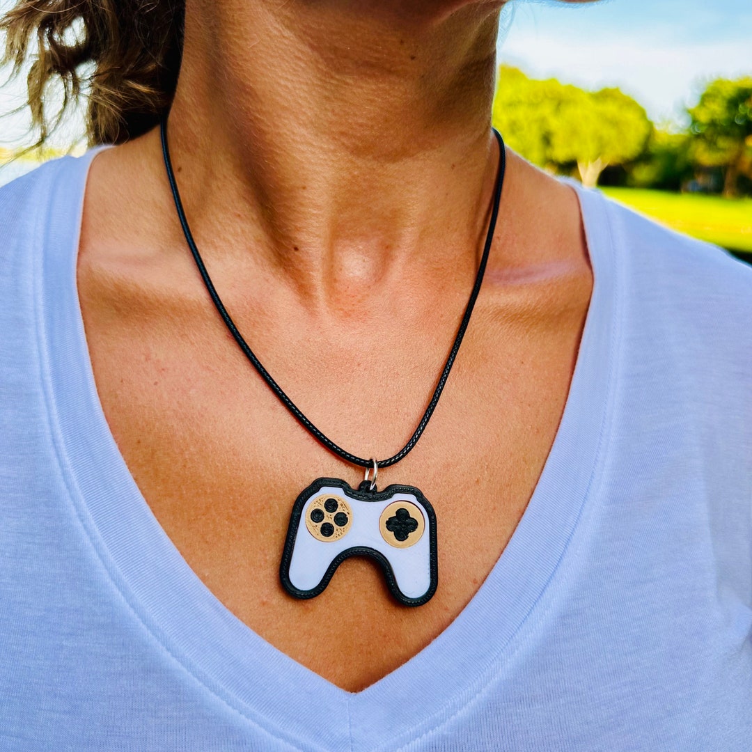 Gaming Controller Pendant - Console Necklace for Gamers - Stylish and ...