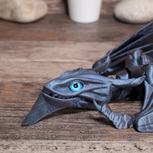 Colorful Articulated Avatar Banshees Ikran Figure With Glass Eye and ...