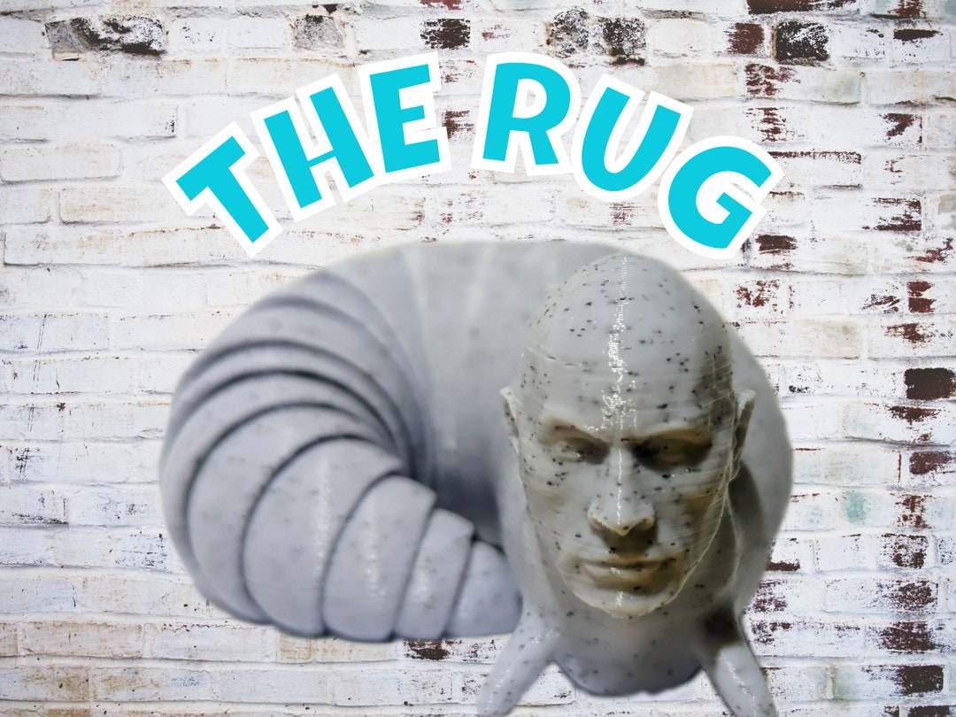 3D Printed Articulated Rug rock Slug - Etsy