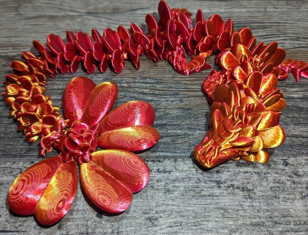 Four Leaf Clover Dragon Made With the Magic of 3d Printing - Etsy