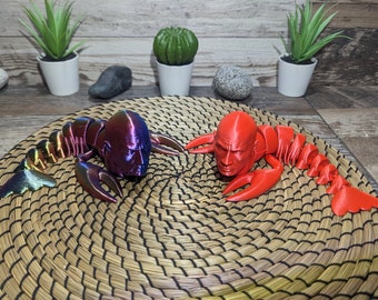 Articulated the Rock Lobster 3D Print - Etsy