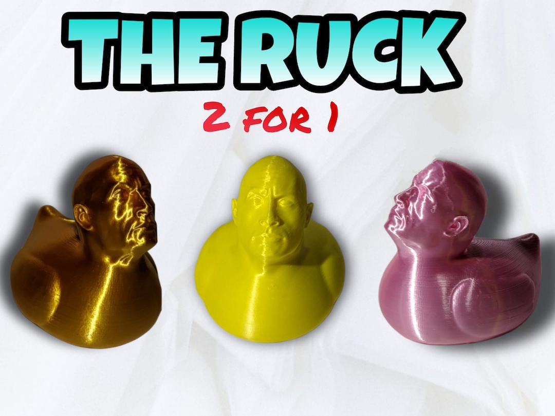 Dwayne Johnson the Ruck (the Rock + Duck) Fun Toy - Etsy