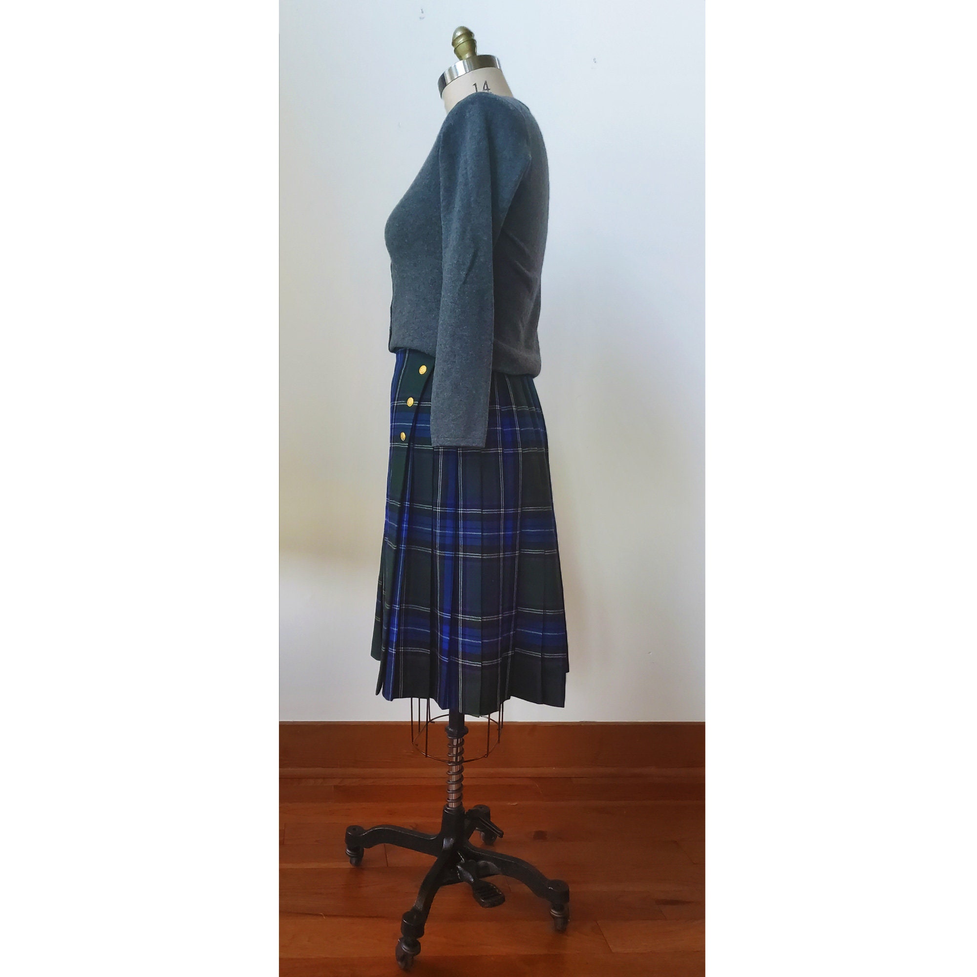 Vintage 90's Nygard Collection Hunter Green Violet Blue - Etsy