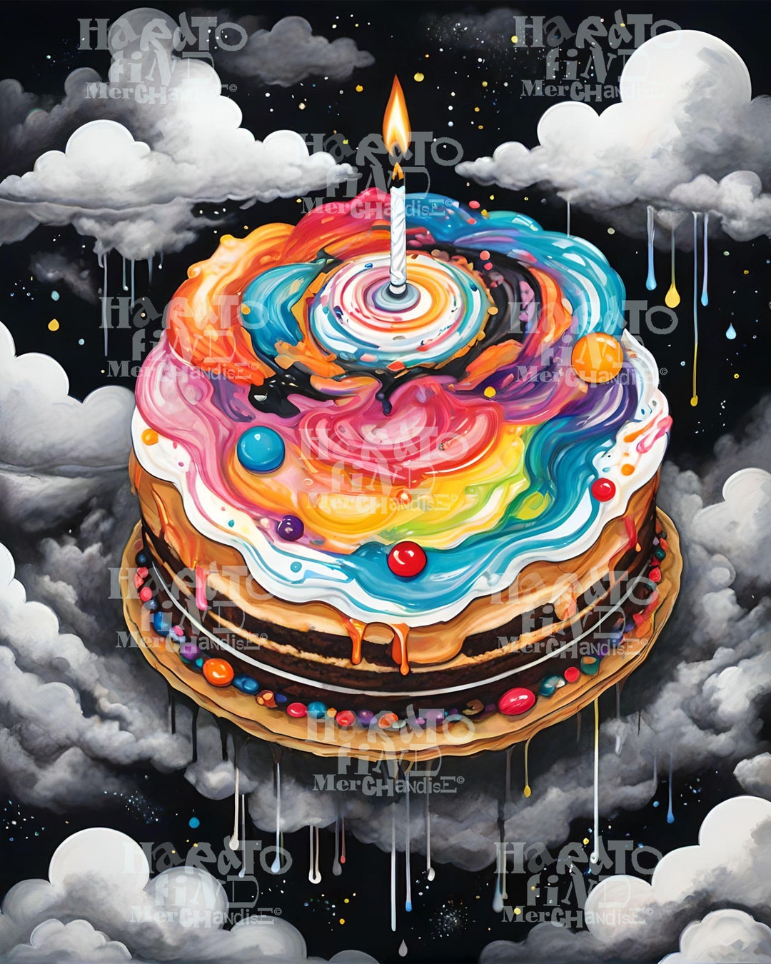 Gorgeous and Wacky Cakes, Desserts Wall Art Prints, 8x10 Size, Stunning ...