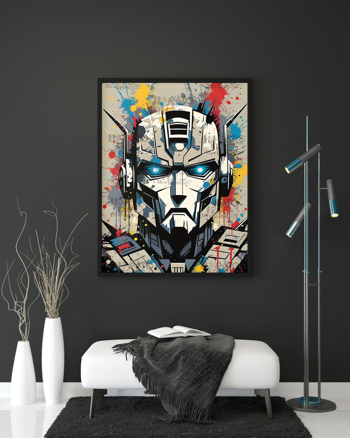 Abstract Transformer Portrait Poster Image File to Print On, Etsy ...