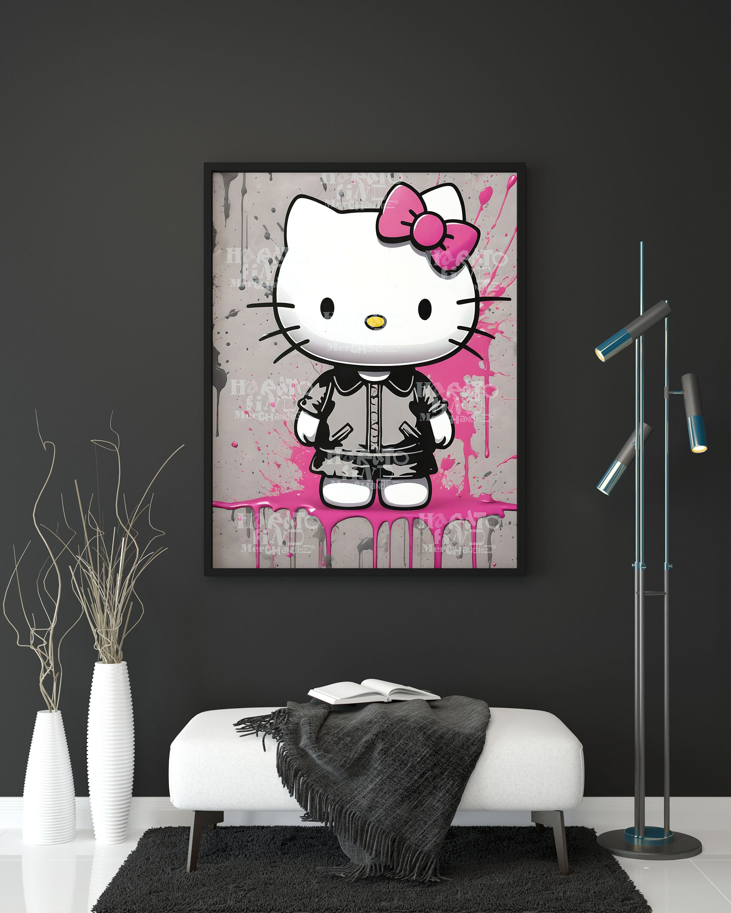 Series 2 Cute Kitty Cat Wall Art Poster Pop Art Home Decor - Etsy