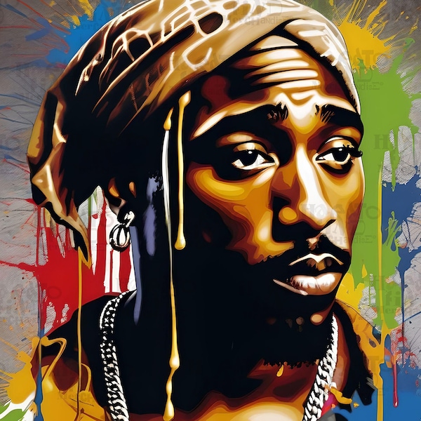 Tupac Shakur Pop Art - Etsy