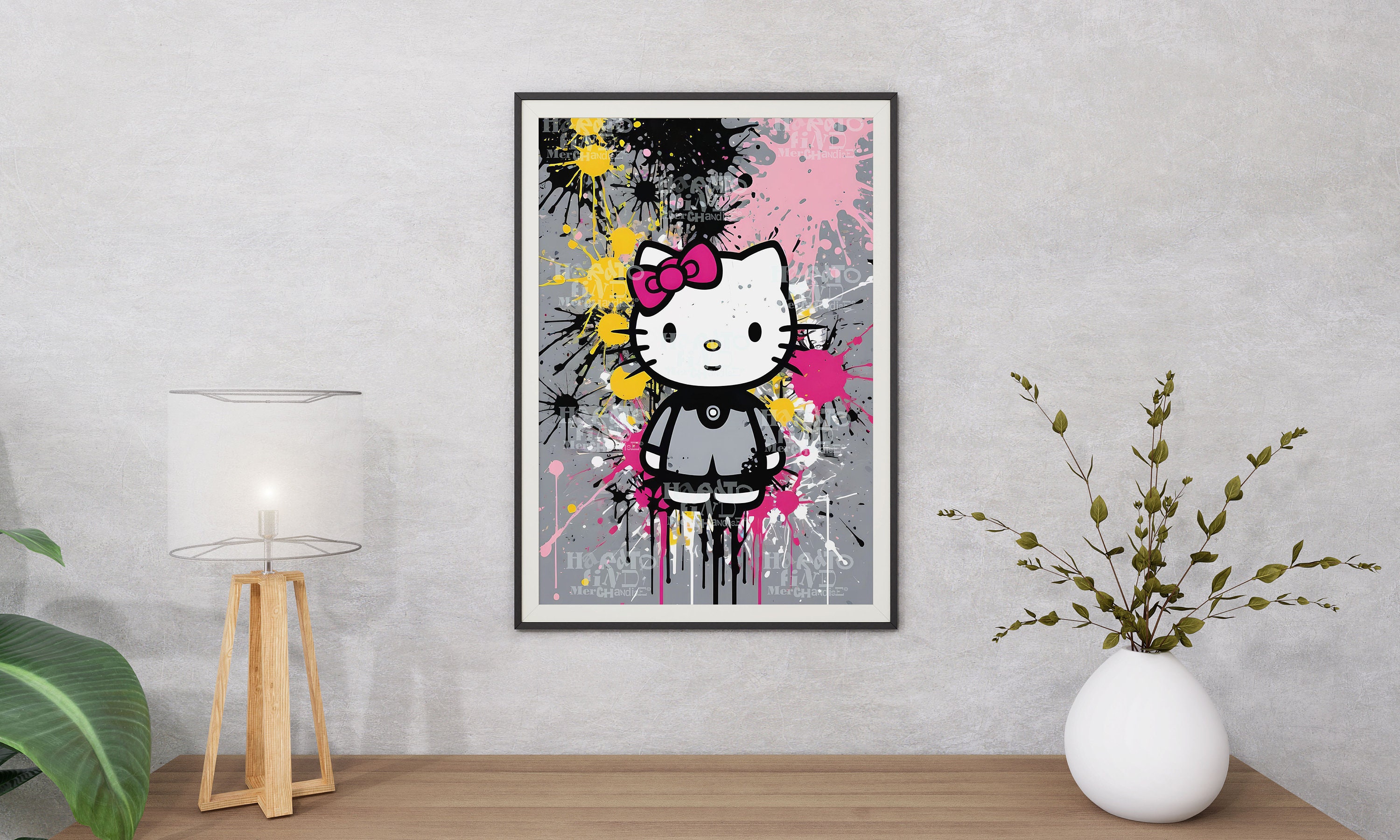 Cute Kitty Cat Series 4 Crazy Poster Pop Art, Wall Art Print Download ...