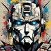 Abstract Transformer Portrait Poster Image File to Print On, Etsy ...