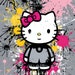 Cute Kitty Cat Series 4 Crazy Poster Pop Art, Wall Art Print Download ...