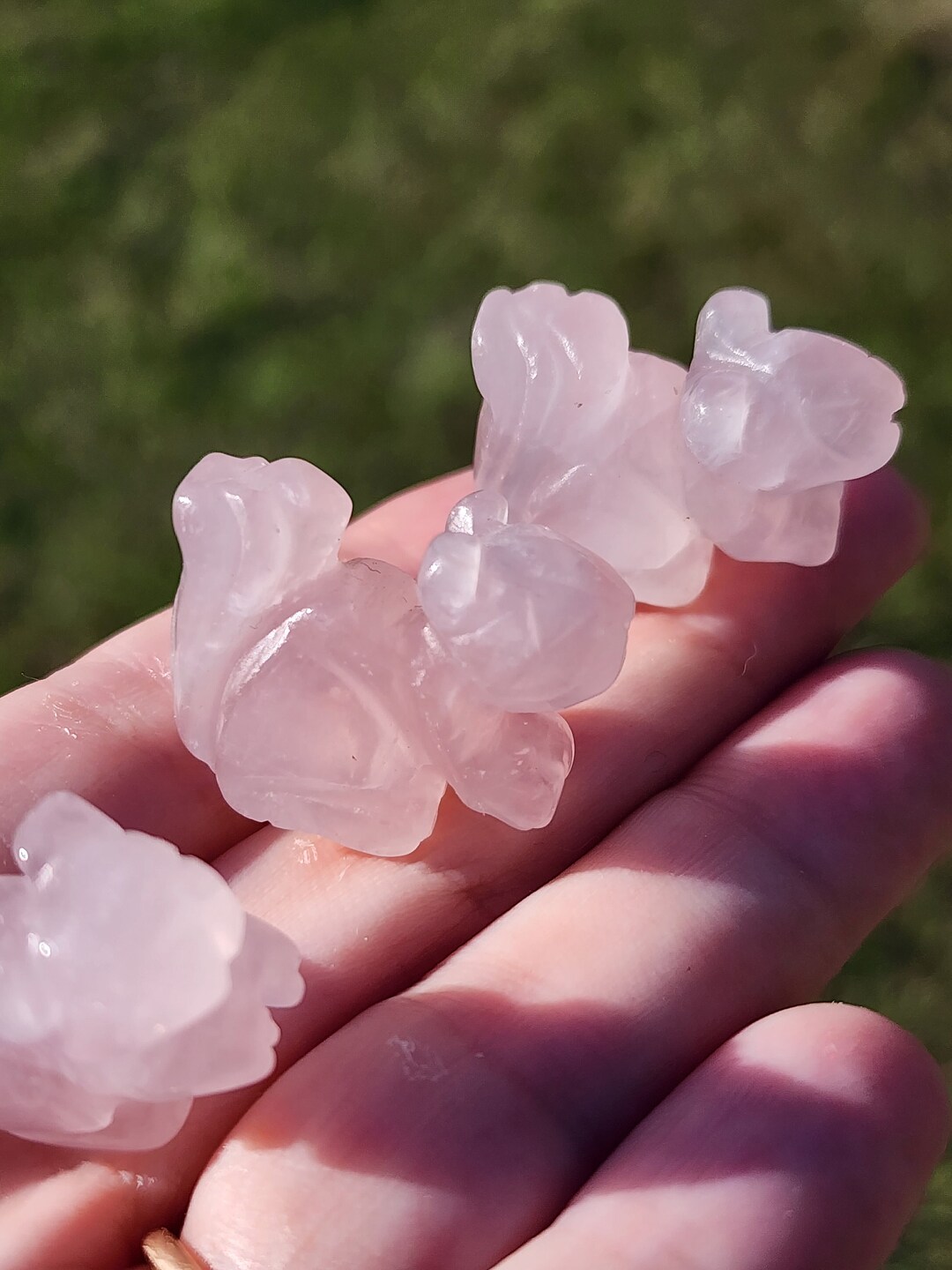 Mini Rose Quartz Squirrel Carving Crystal Carving 1 Inch - Etsy