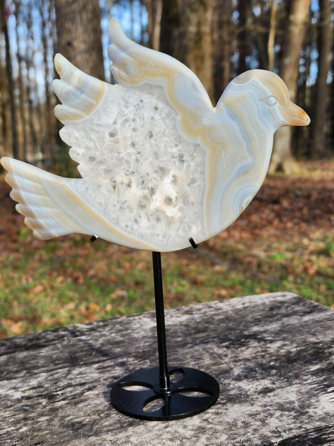 Agate Dove | Agate Bird | Agate Carving | Crystal Dove | Crystal ...