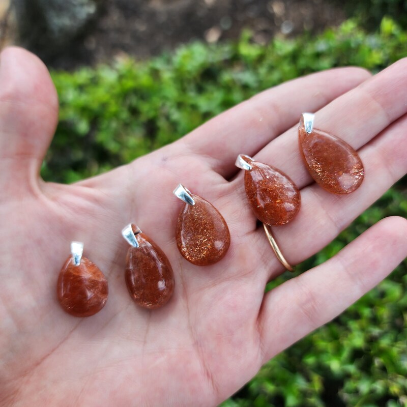 Sunstone Pendant - Etsy