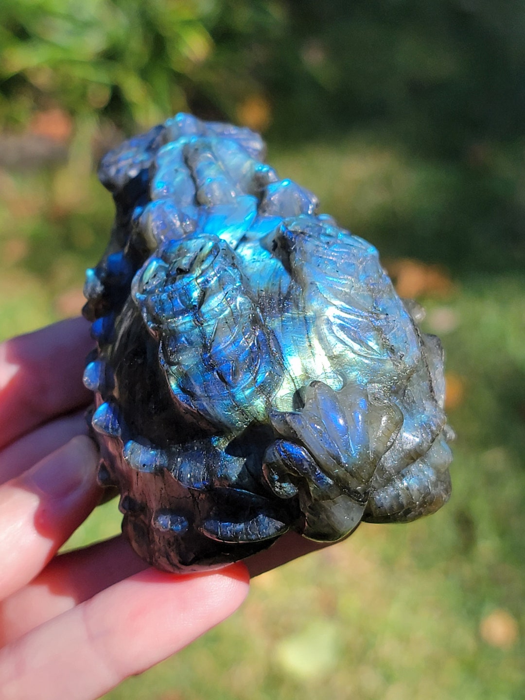Labradorite Dragon Turtle Chinese Mythology - Etsy
